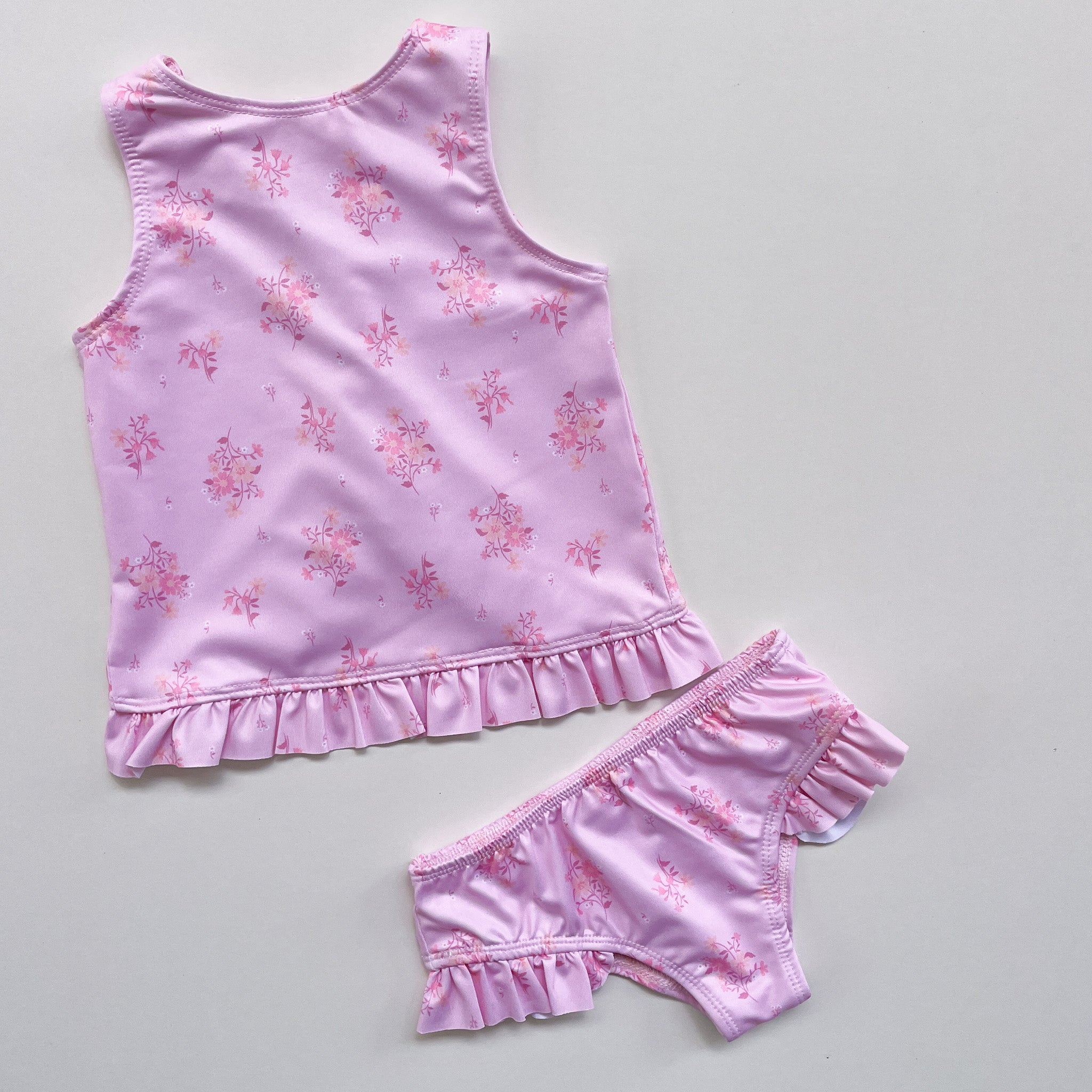 Fleur 2 Piece Ruffle Button Back Bathers - Sustainable Swimwear ...