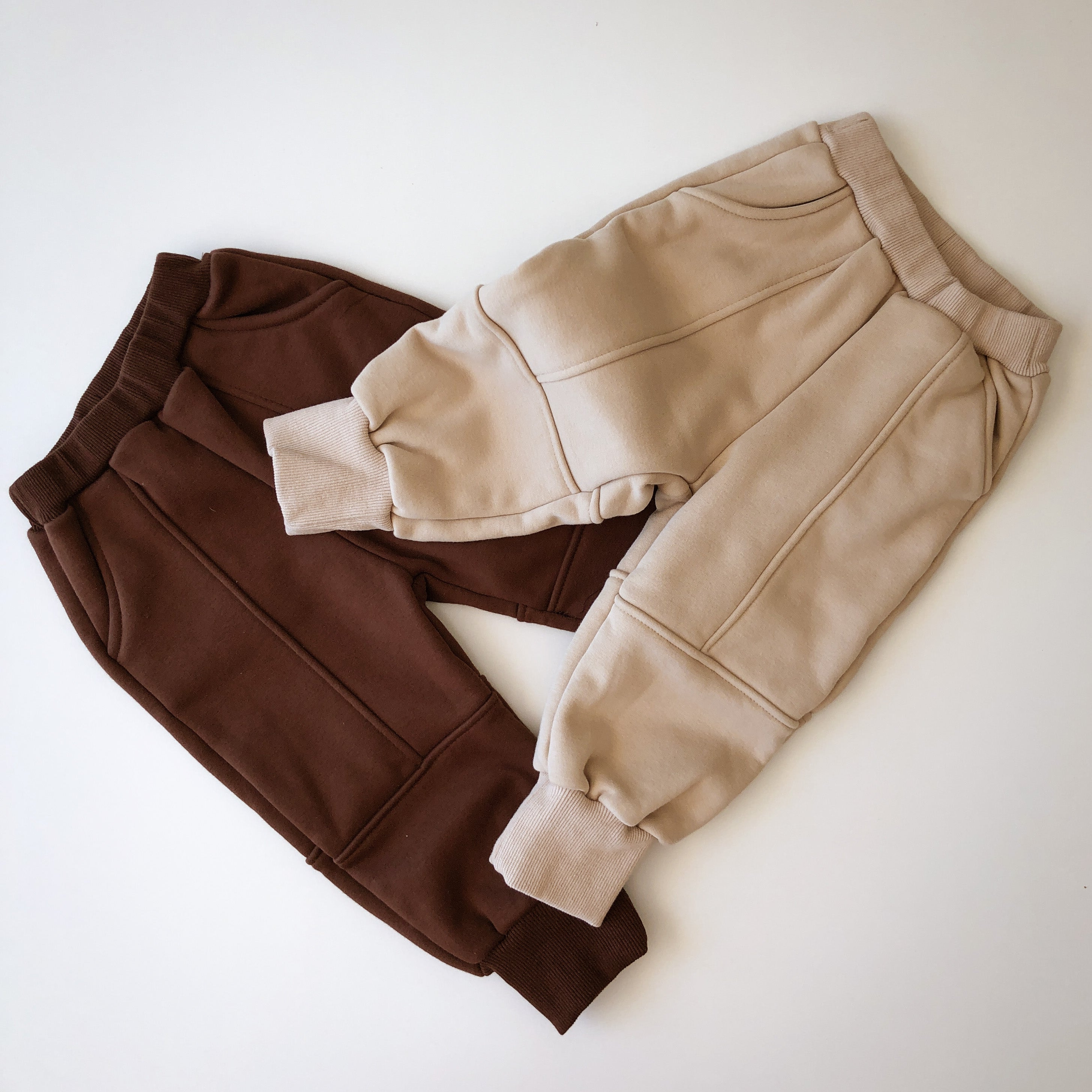 Classic Cosy Track Pants with Panel Detail – littleclothingco